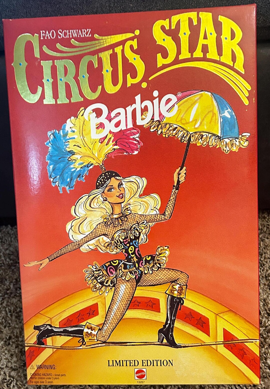 Circus Star Barbie FAO Schwartz Exclusive Limited-edition Mattel 1994 ...