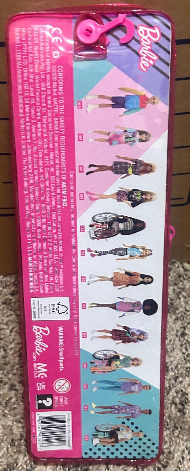 Barbie Fashionista Doll #161 Barbie - Etsy