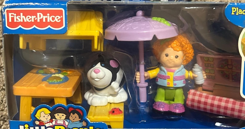 Fisher-price Little People Elena and Her Sunny Day Picnic - Etsy