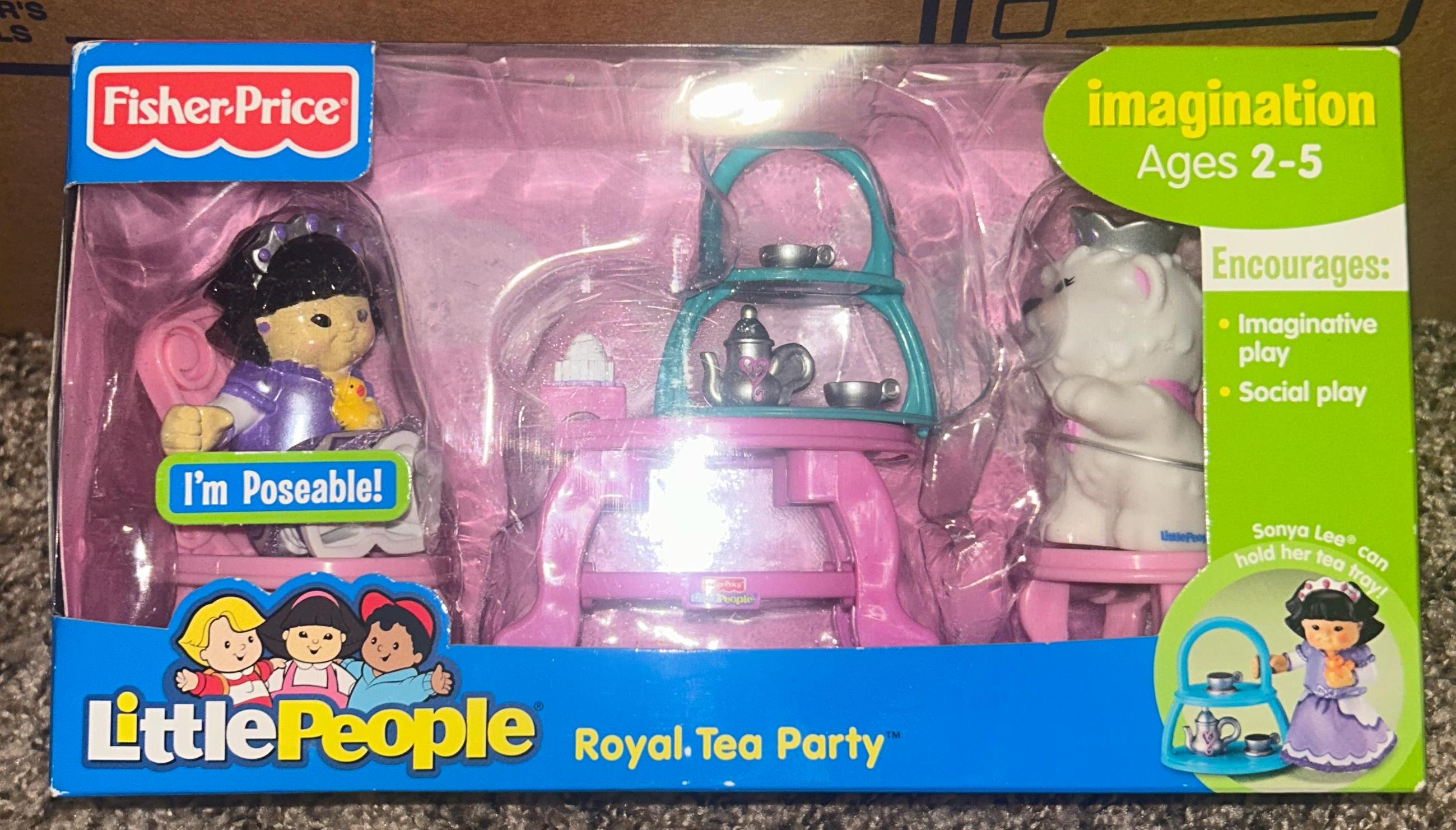 Fisher-price Little People Sonya Lee and Her Royal Tea Party - Etsy