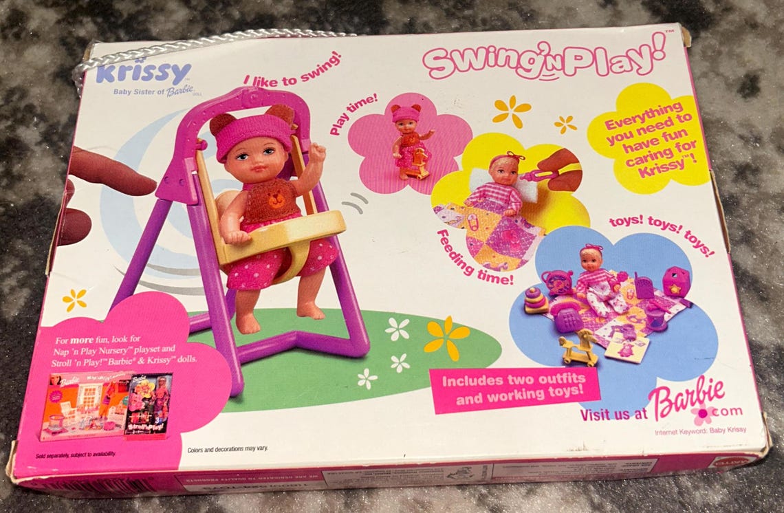 Barbie-krissy Baby Sister of Barbie-swing 'N Play Doll Set - Etsy