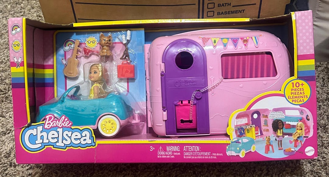 Barbie Club Chelsea Car and Camper Set - Etsy