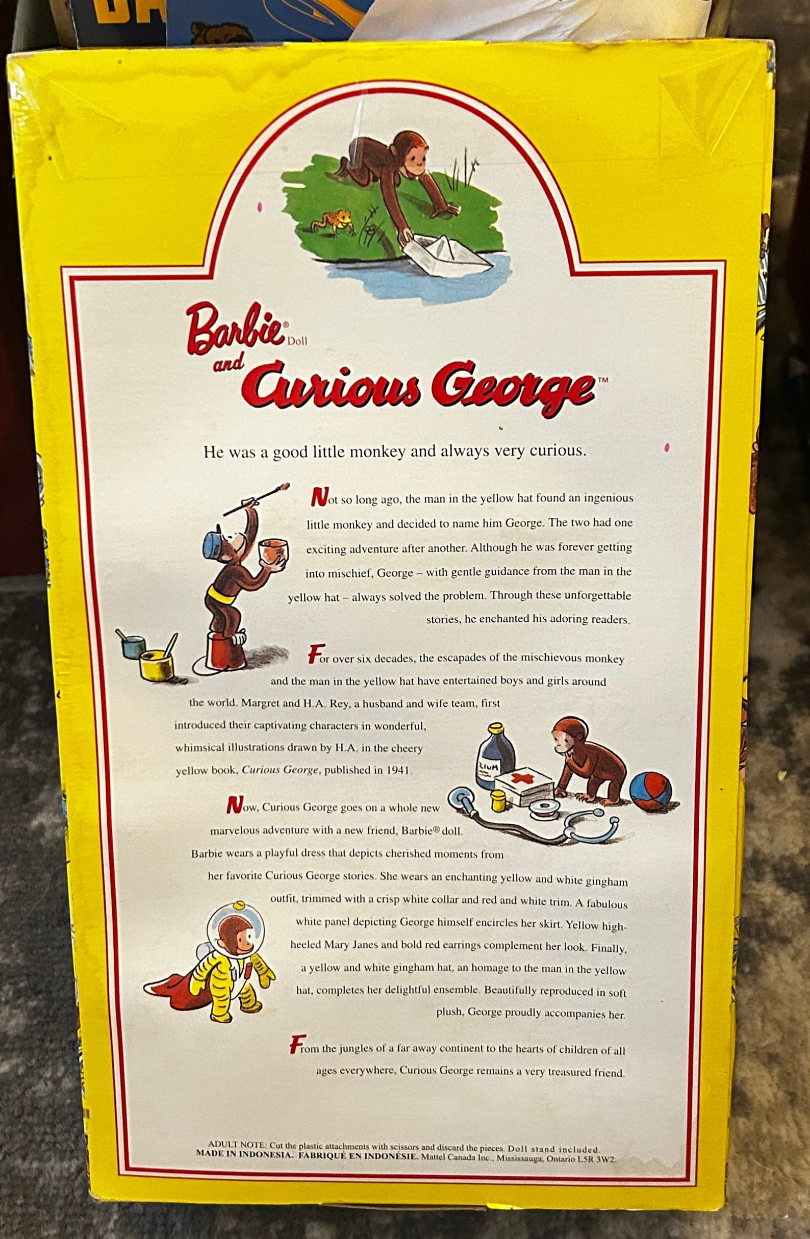 Barbie & Curious George Collector Edition Vintage - Etsy