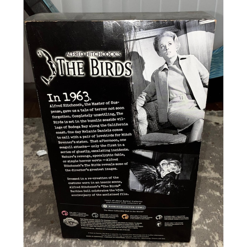 Mattel Alfred Hitchcock's the Birds Barbie Doll (NEW) - Etsy