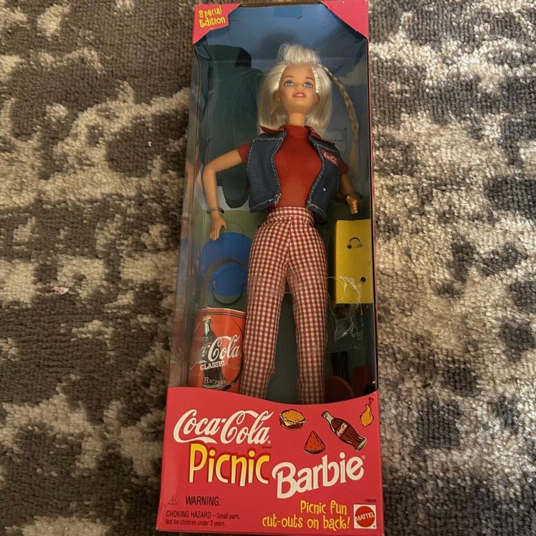 Mattel Coke-a-cola Picnic Barbie Vintage 1997 (NEW) - Etsy