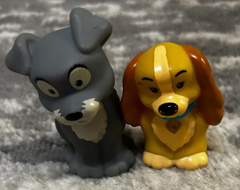 Fisher-price Little People Movie Moments Lady and the Tramp - Etsy