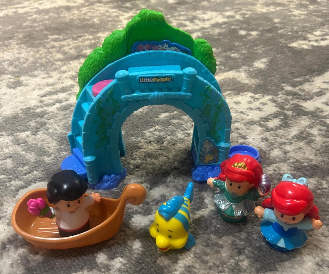 Fisher-price Little People Ariel and Eric's Boat Ride Set - Etsy