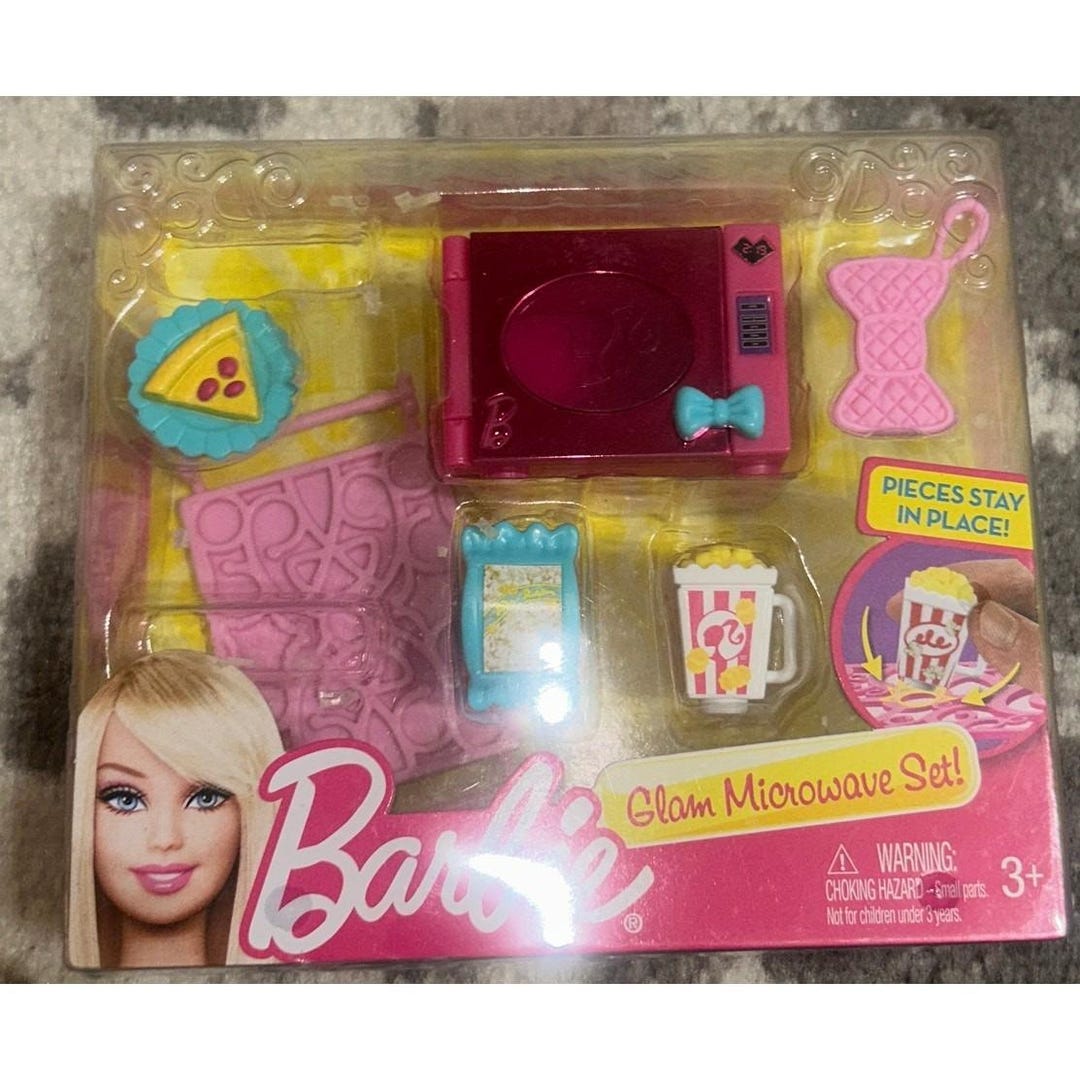 Mattel Barbie Glam Microwave Playset (NEW) - Etsy