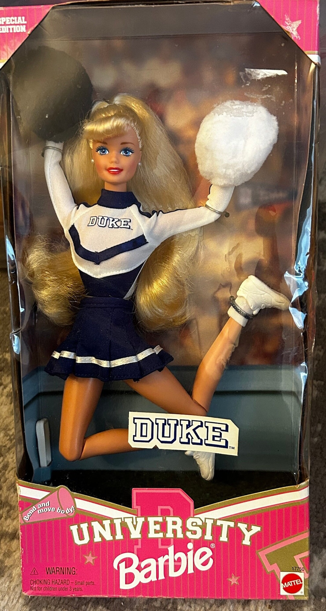 Duke University Cheerleader Barbie Doll Special Edition Vintage - Etsy