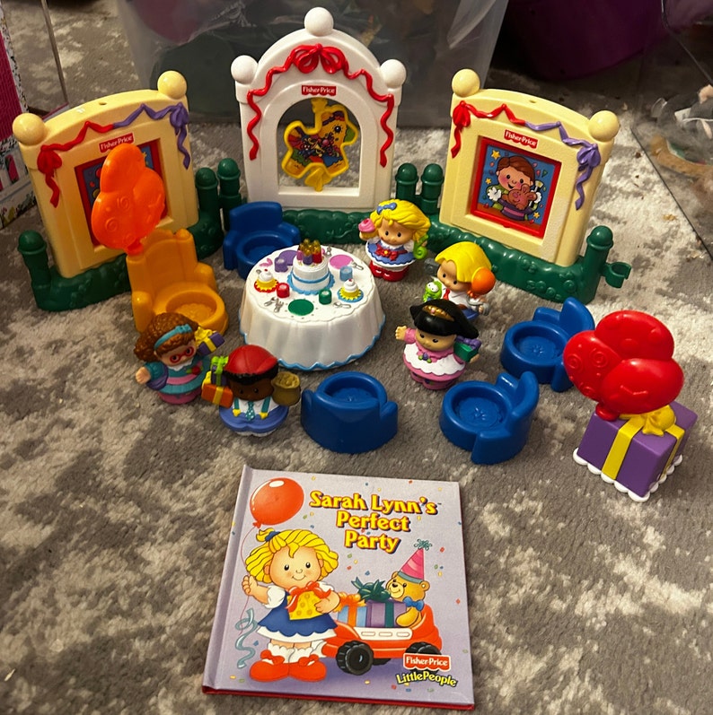 Fisher-price Little People Musical Birthday Party Set - Etsy