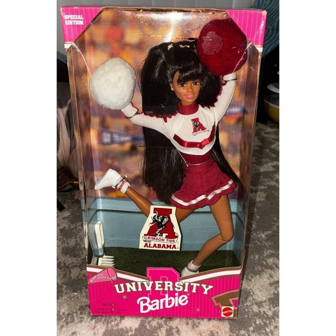 Mattel University of Alabama Cheerleader AA Barbie Doll - Etsy