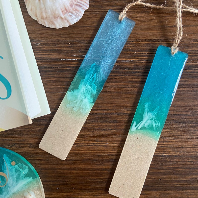 Ocean Theme Bookmark - Etsy
