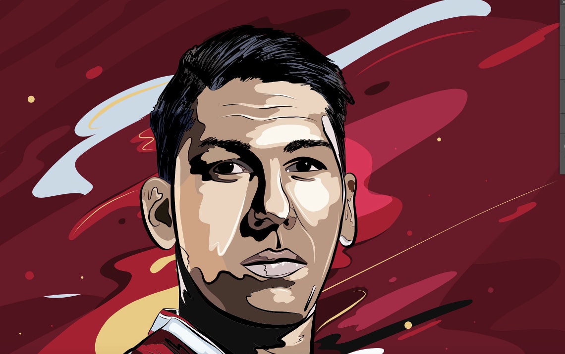 Firmino Liverpool Abstract Football Print Poster - Etsy