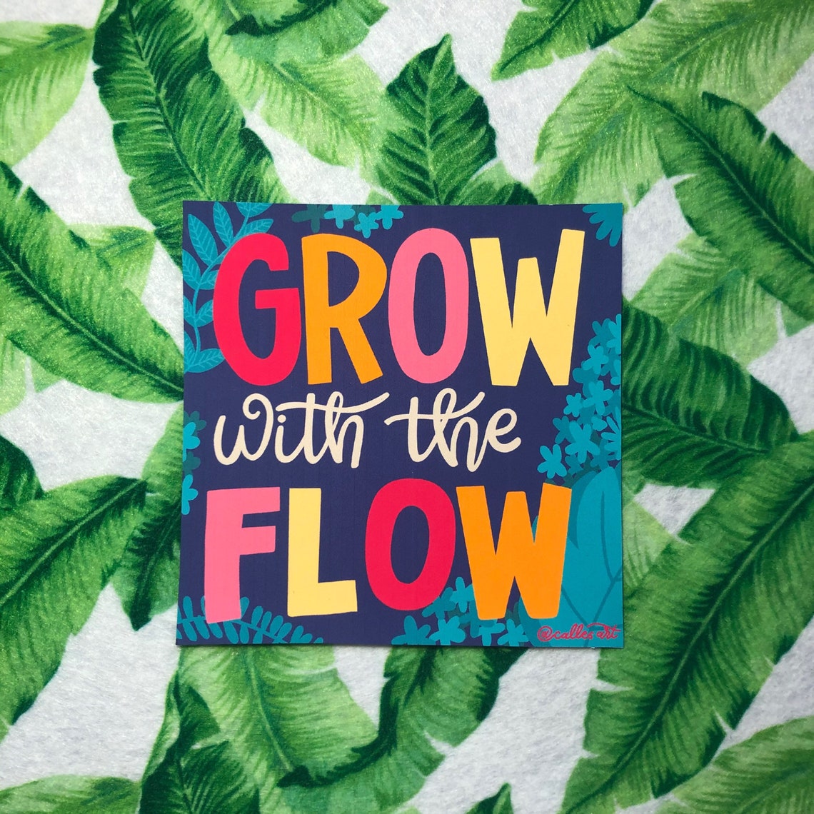 Grow With the Flow Sticker - Etsy