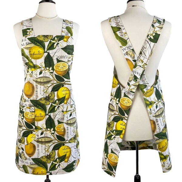 Lemon Apron - Etsy