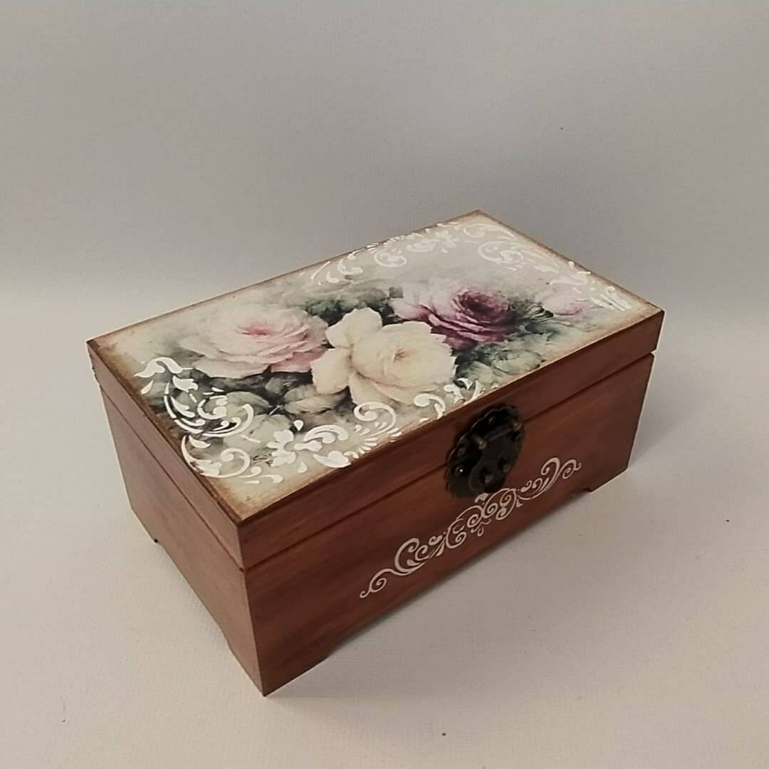 Large Wooden Storage Box Rustic Style - Etsy