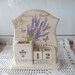 Wooden Calendar With Lavender - Etsy