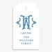 Personalized Monogram Gift Tags Family Monogram Gift Tags Wedding ...
