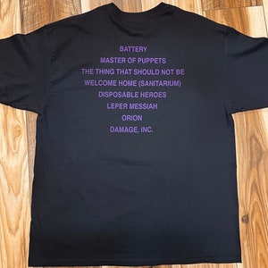 Metallica Masters of Puppets T Shirt 100% Cotton, Gildan Heavy Cotton ...