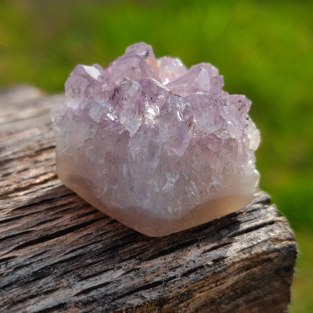 Hand Carved Amethyst on Chalcedony White Albite - Etsy