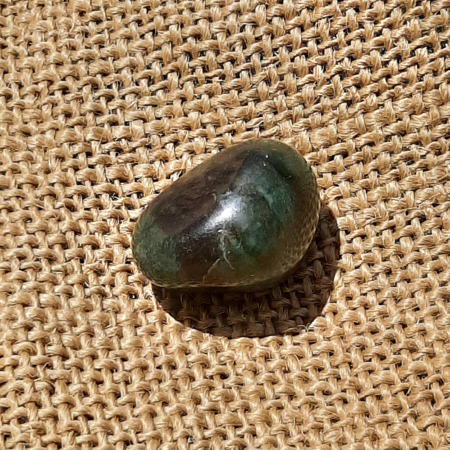 Inicio Cristal de jaspe verde caído Cristal coleccionable | Etsy