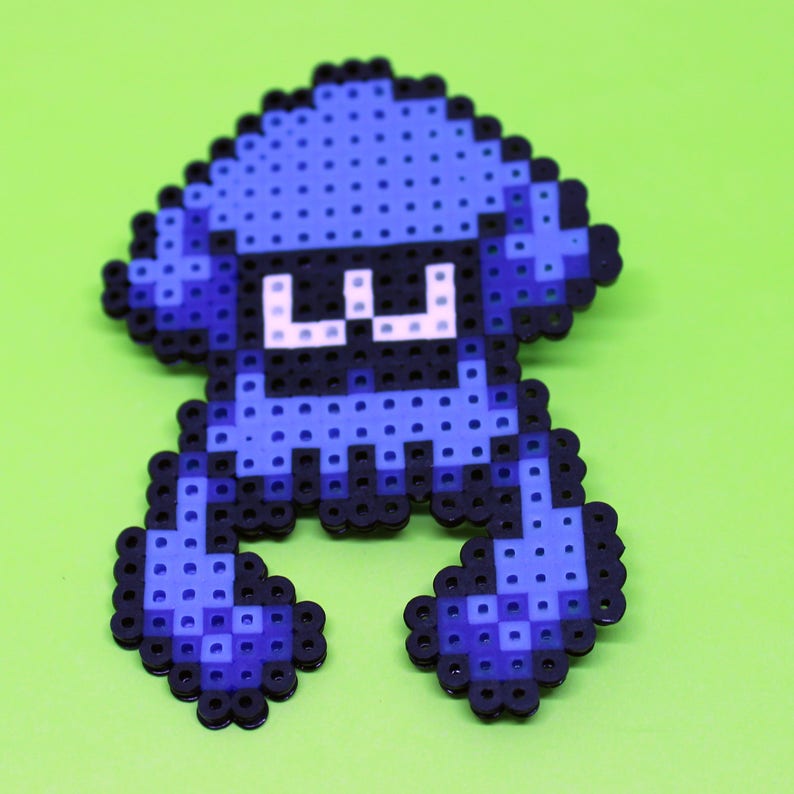 Splatoon Inkling Mini Perler Beads | Etsy