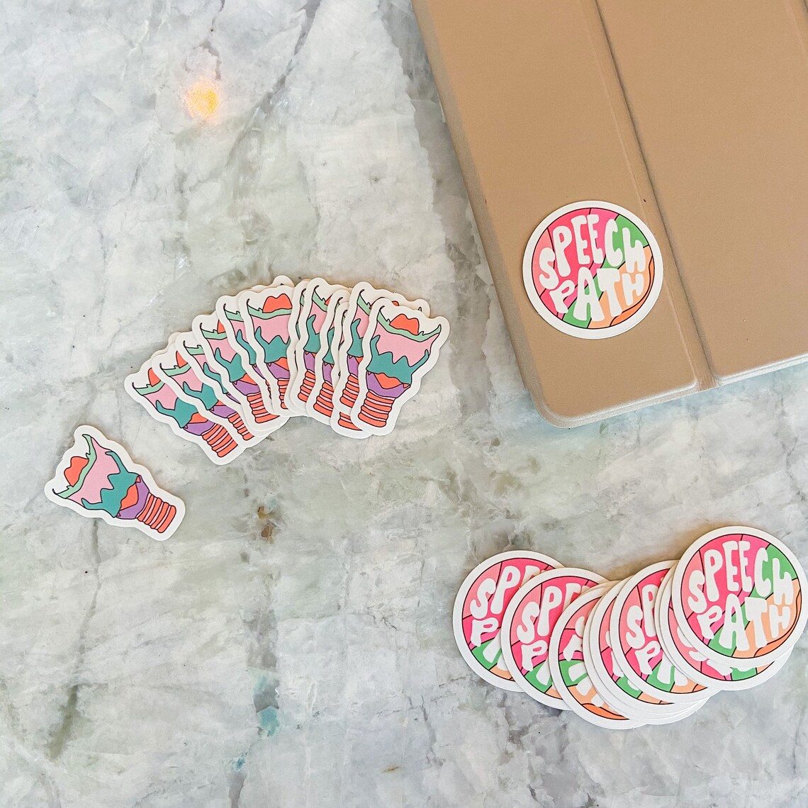 Colorful Larynx Sticker SLP Singer Voice Teacher - Etsy