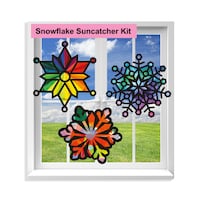 Snowflake Suncatcher - Etsy