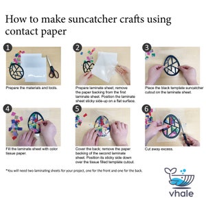 Succulent Suncatcher Craft Kit: Tissue Paper Stained Glass Window Art ...