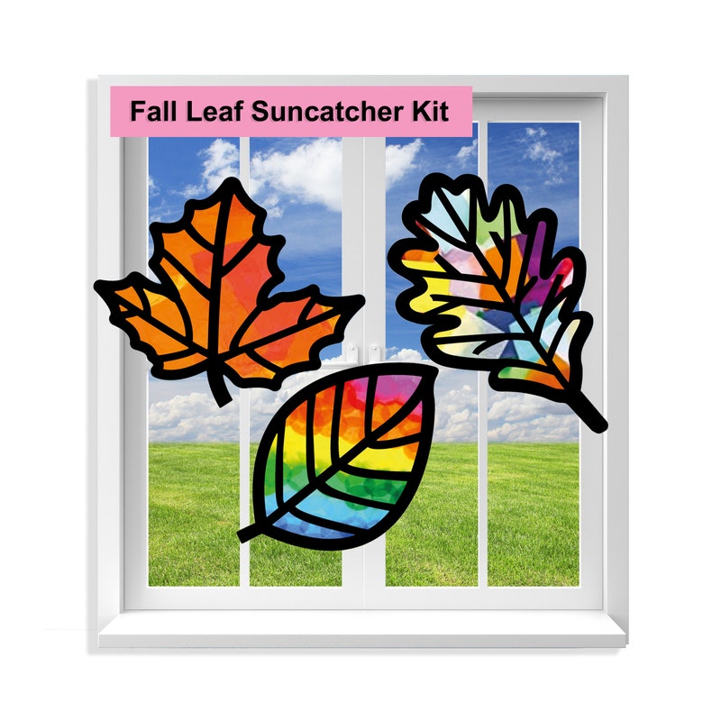 Sun Catcher Tissue Paper Kits - Etsy