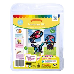 Sport Suncatcher Craft Kit: Tissue Paper Stained Glass Window Art, Kids ...