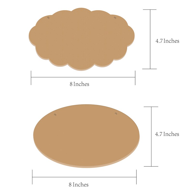 4 Set of Paint Your Own Door Signs for Kids Bedroom Locker - Etsy