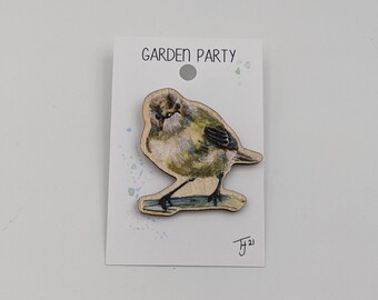 Sparrow Pin - Etsy