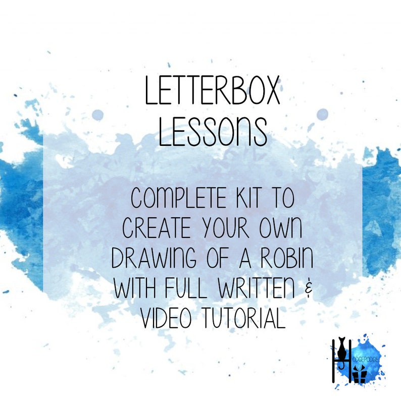 Letter Box Lesson - Pencil Drawing - Complete Kit and Instructions ...