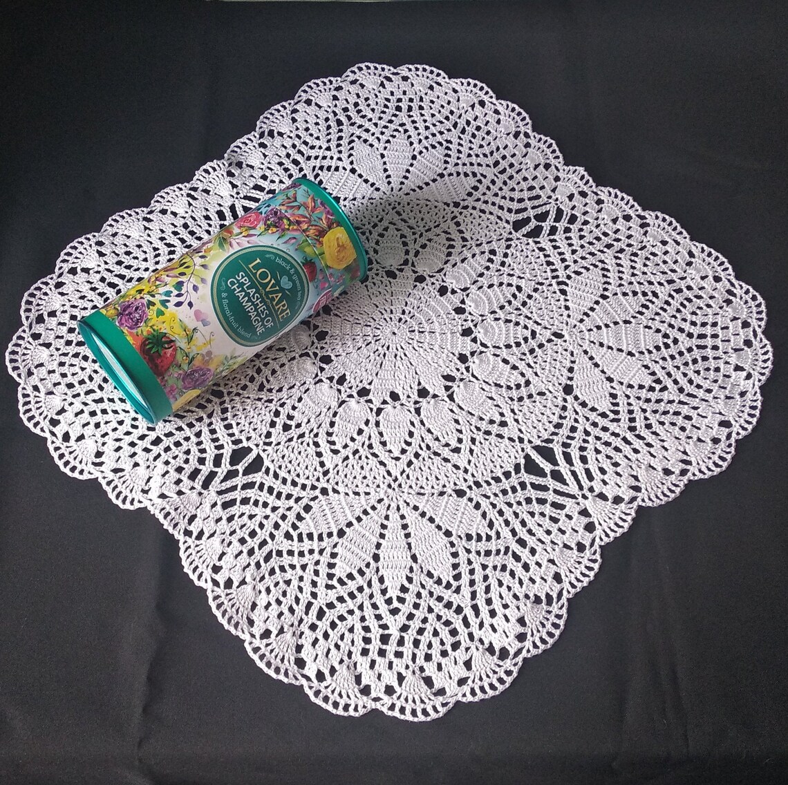 Large White Crochet Doily -square Doilies-square Doily – Home Decor ...