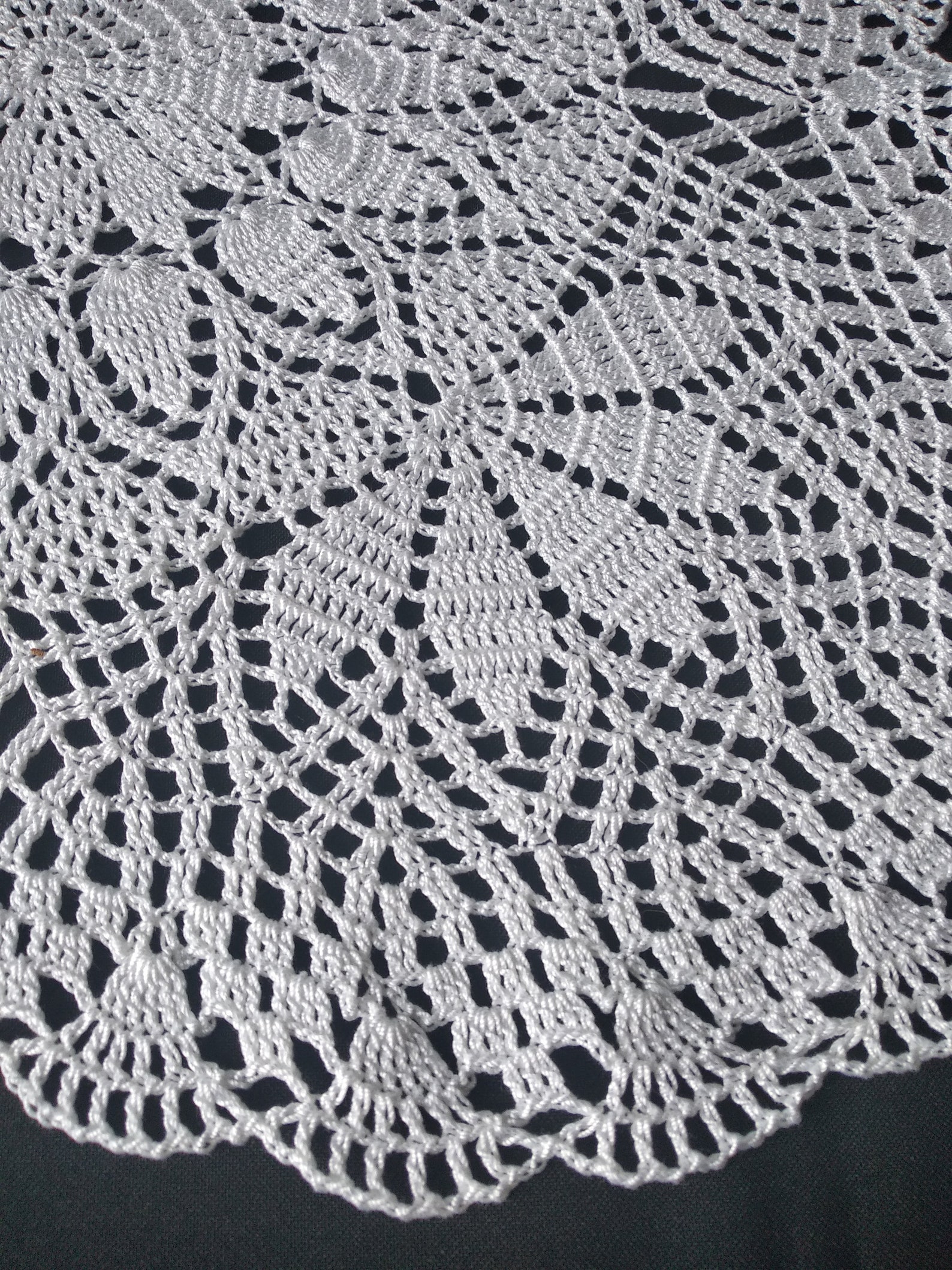 Large White Crochet Doily -square Doilies-square Doily – Home Decor ...