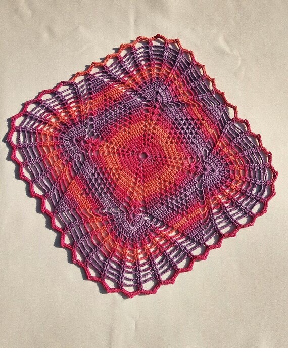 Crochet Doilysquare Doilies Square Doilyhome Decor - Etsy India
