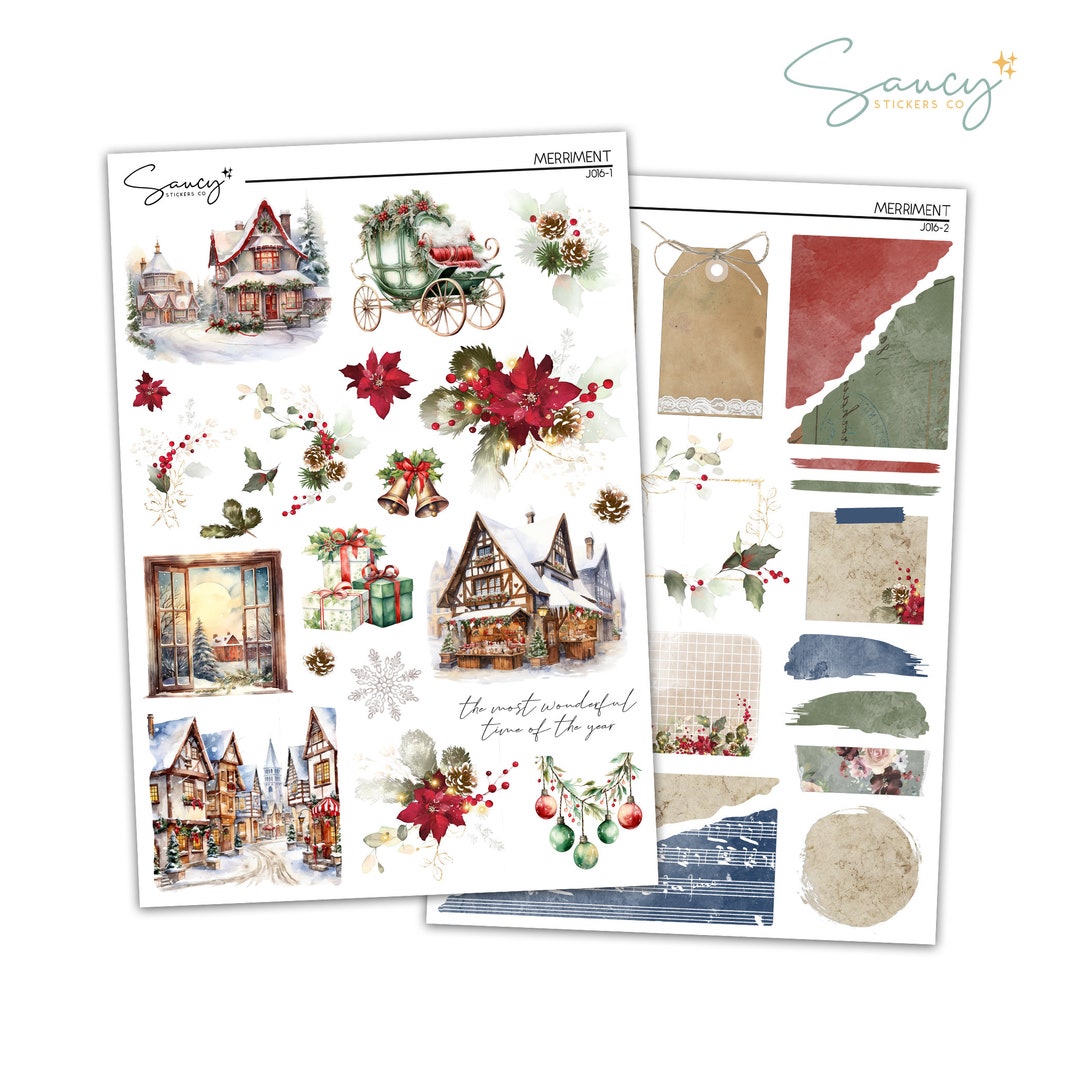Merriment Journaling Sticker Kit Bullet Journal Stickers Journal ...