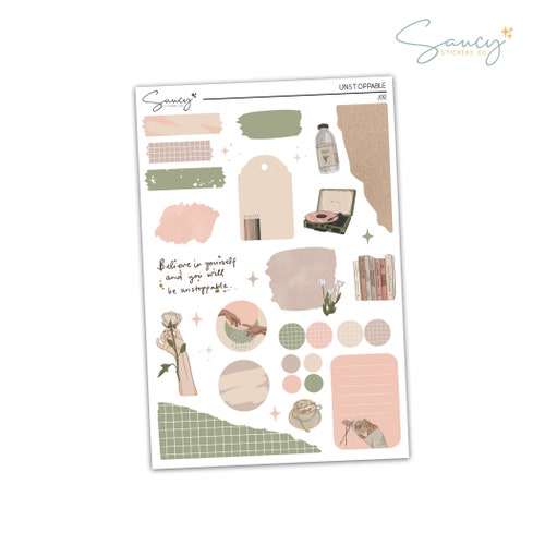 Herbarium Journaling Sticker Kit Bullet Journal Stickers - Etsy