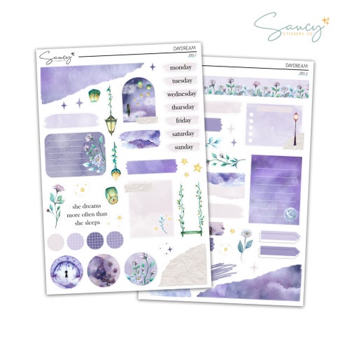 Herbarium Journaling Sticker Kit Bullet Journal Stickers - Etsy