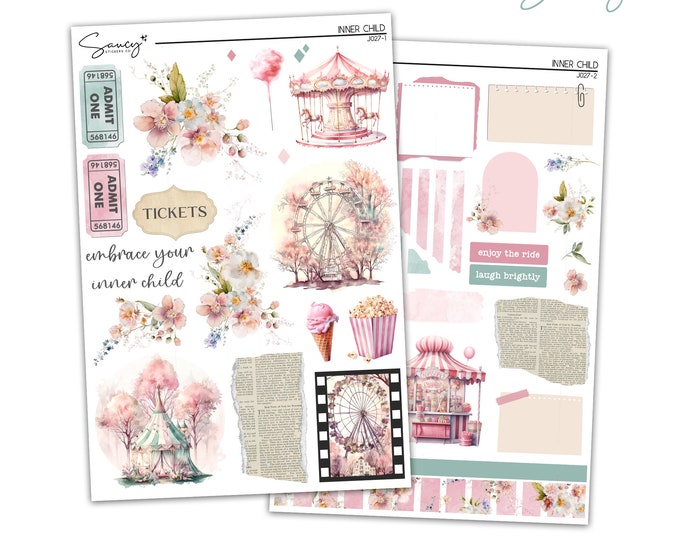 Inner Child | Journaling | Sticker Kit | Bullet Journal Stickers ...