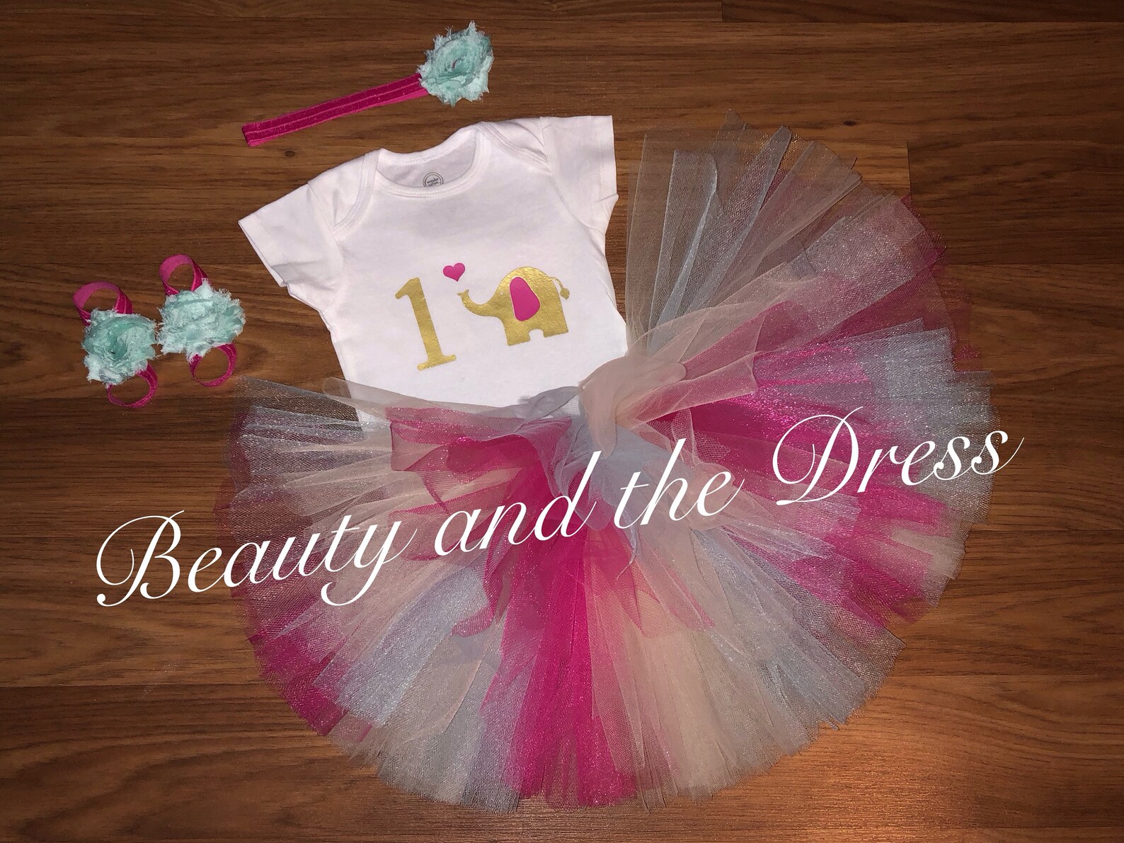 Elephant Birthday Set Elephant Tutu Set Elephant Tutu - Etsy