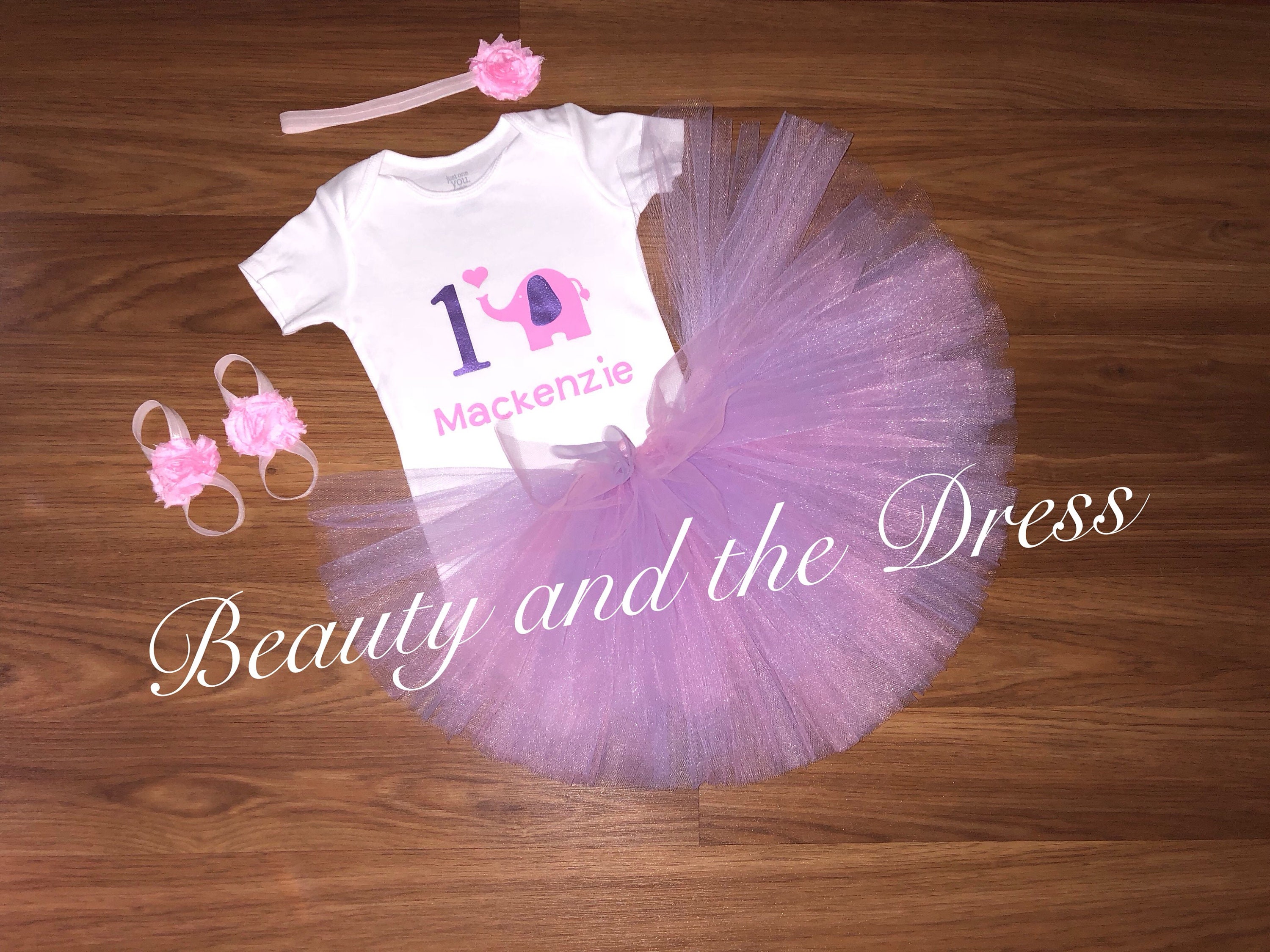 Elephant Birthday Set Elephant Tutu Set Elephant Tutu - Etsy