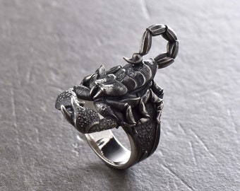 Scorpio ring | Etsy