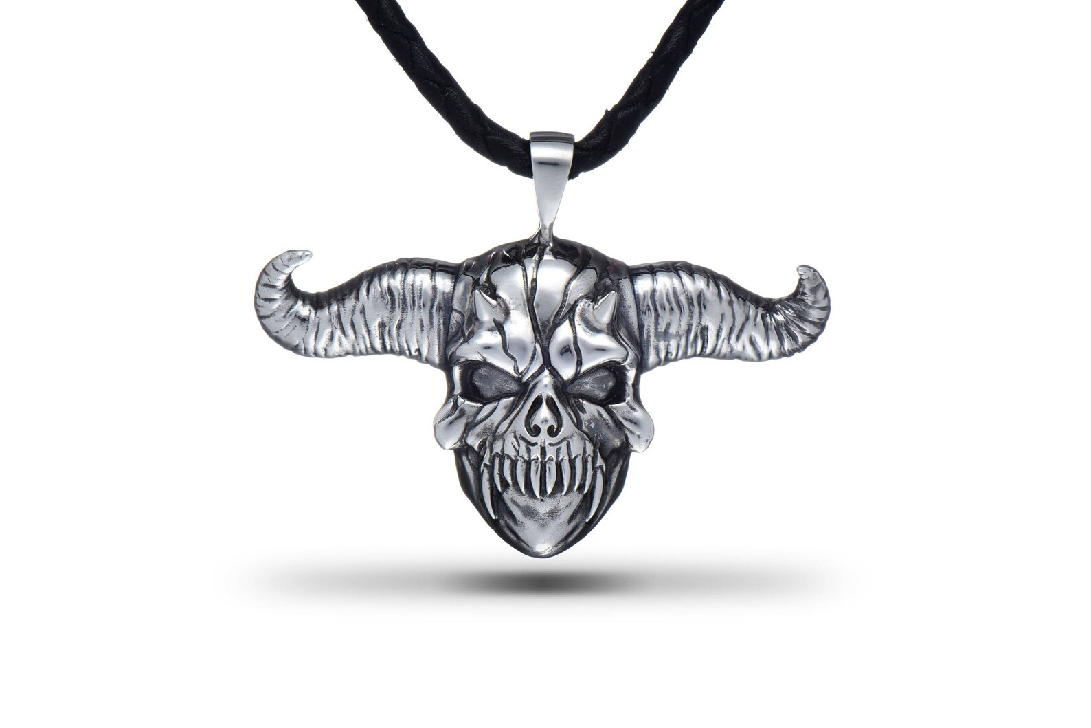 Demon necklace Daemon pendant Devil jewelry Demon from hell | Etsy