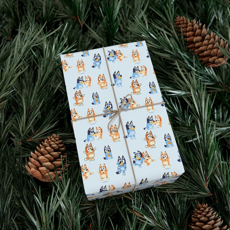 Bluey Wrapping Paper - Etsy