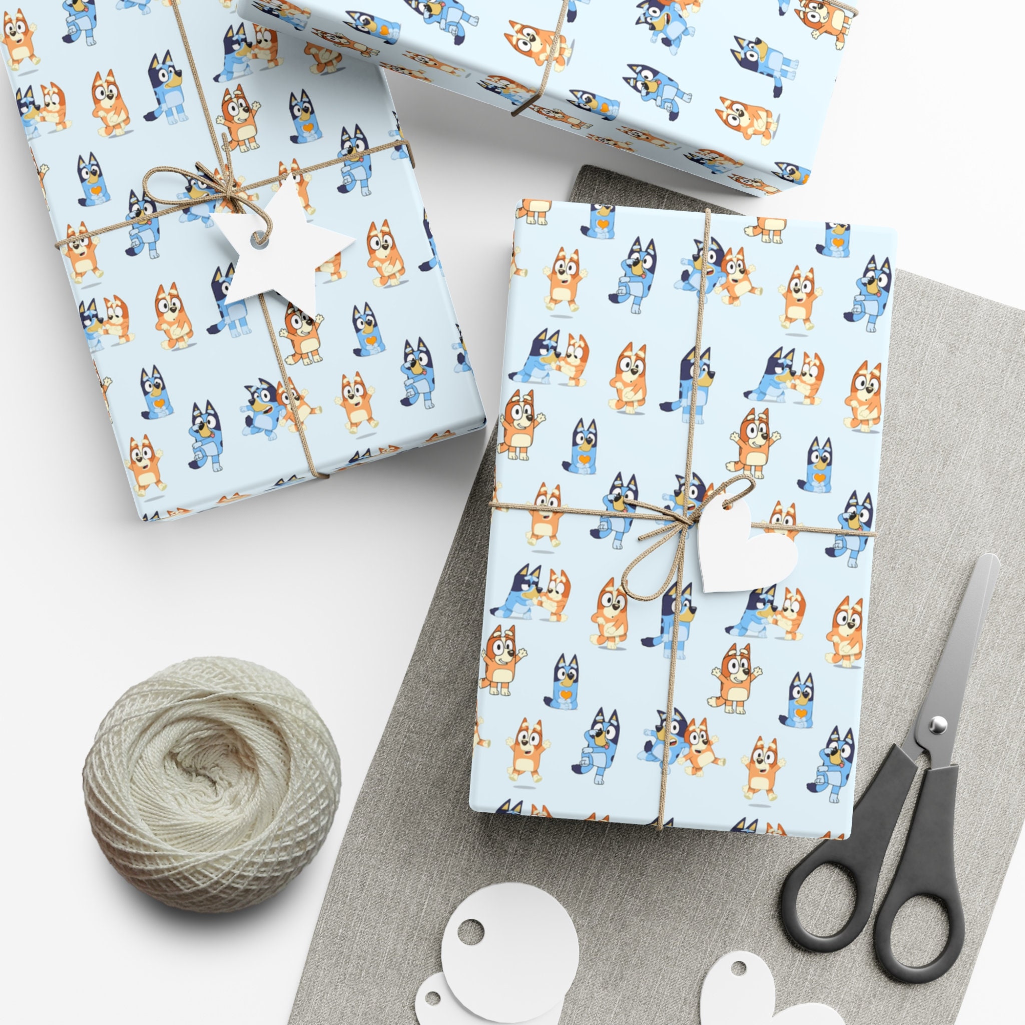 Bluey Wrapping Paper - Etsy UK