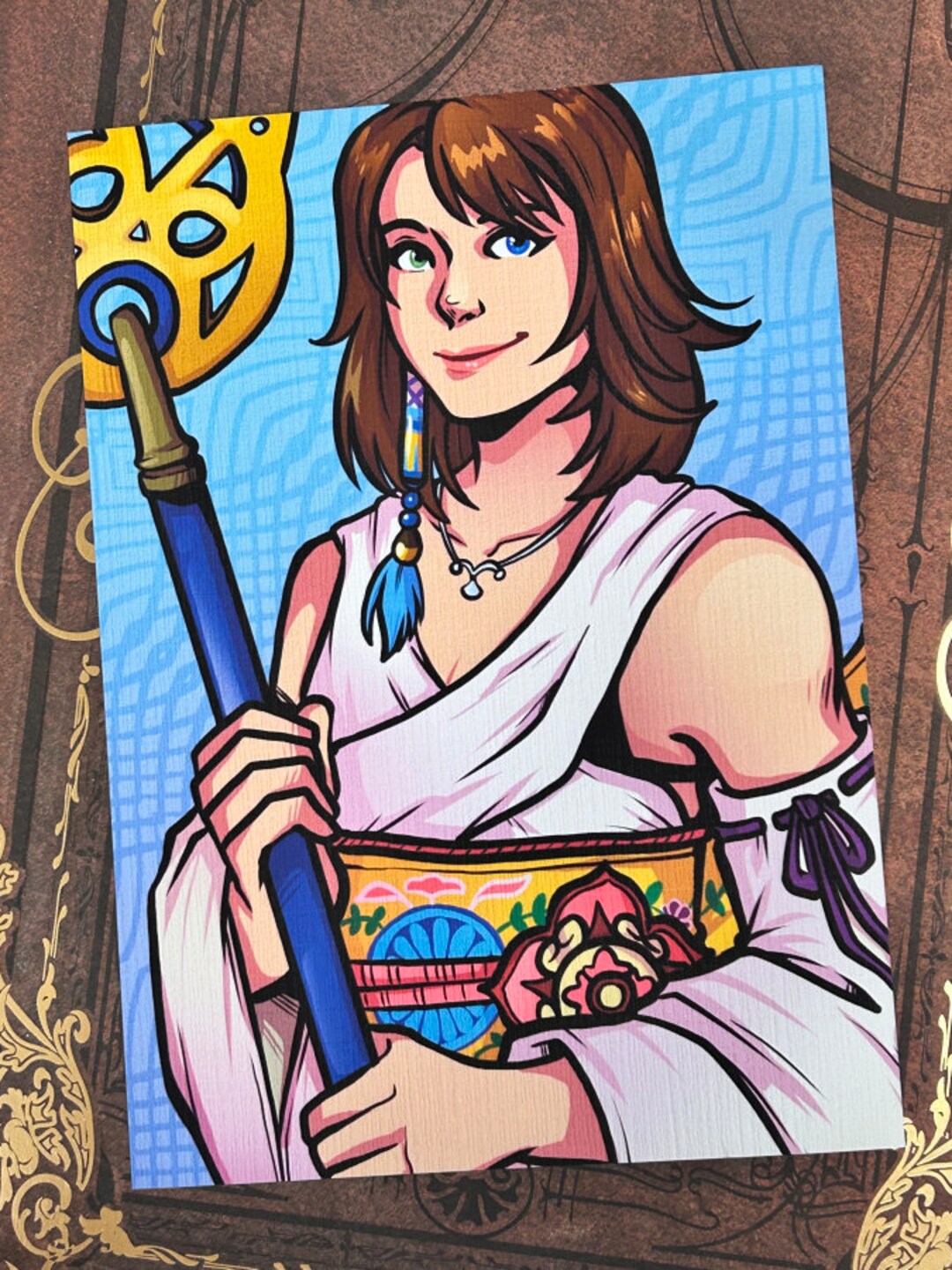 Final Fantasy X FFX FF 10 Summoner Yuna 5x7 Art Print - Etsy