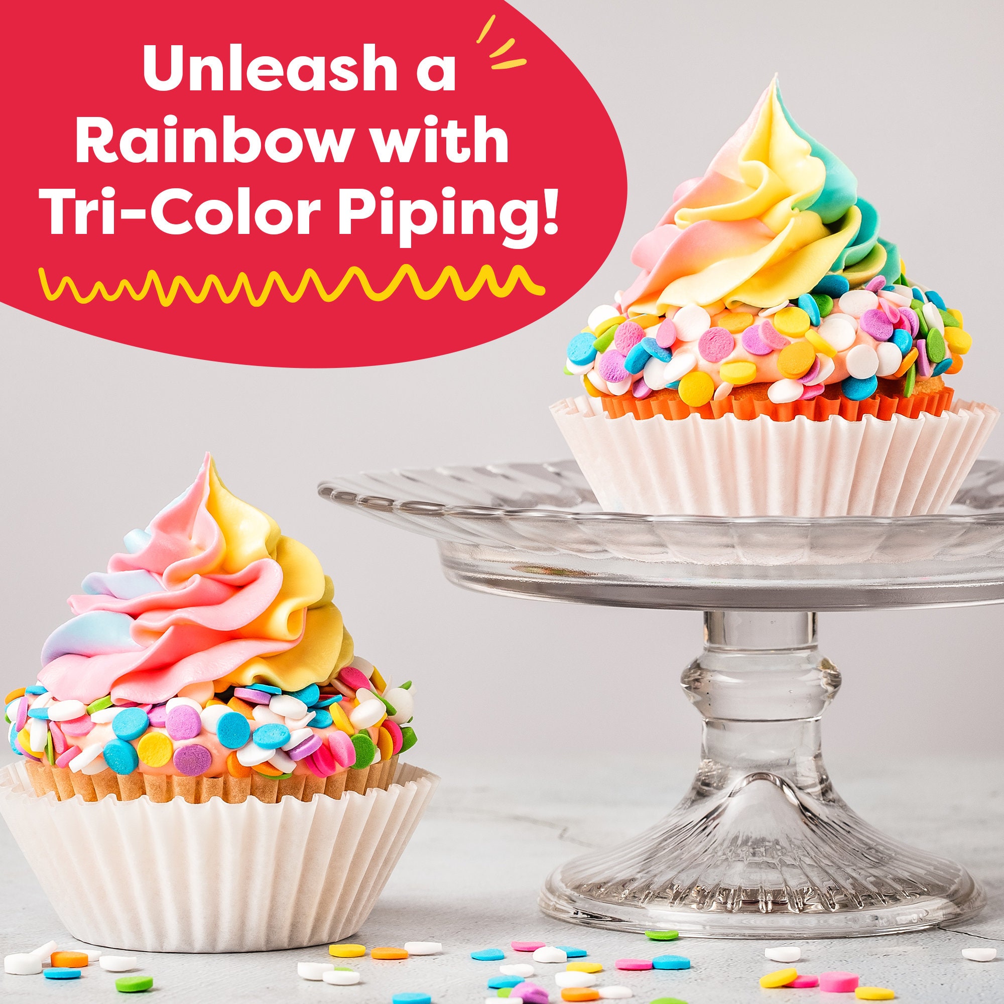 Baketivity 43-piece Piping Set, Piping Bags and Tips Set With Reusable ...