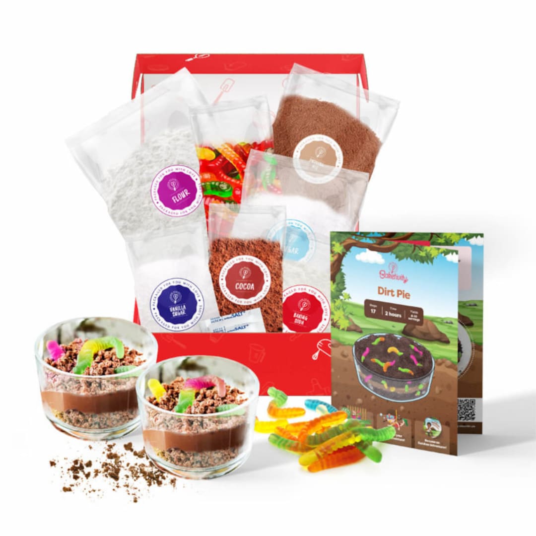 BAKETIVITY Dirt Pie Kids Baking Kit | Delicious Chocolate Cake Kids ...